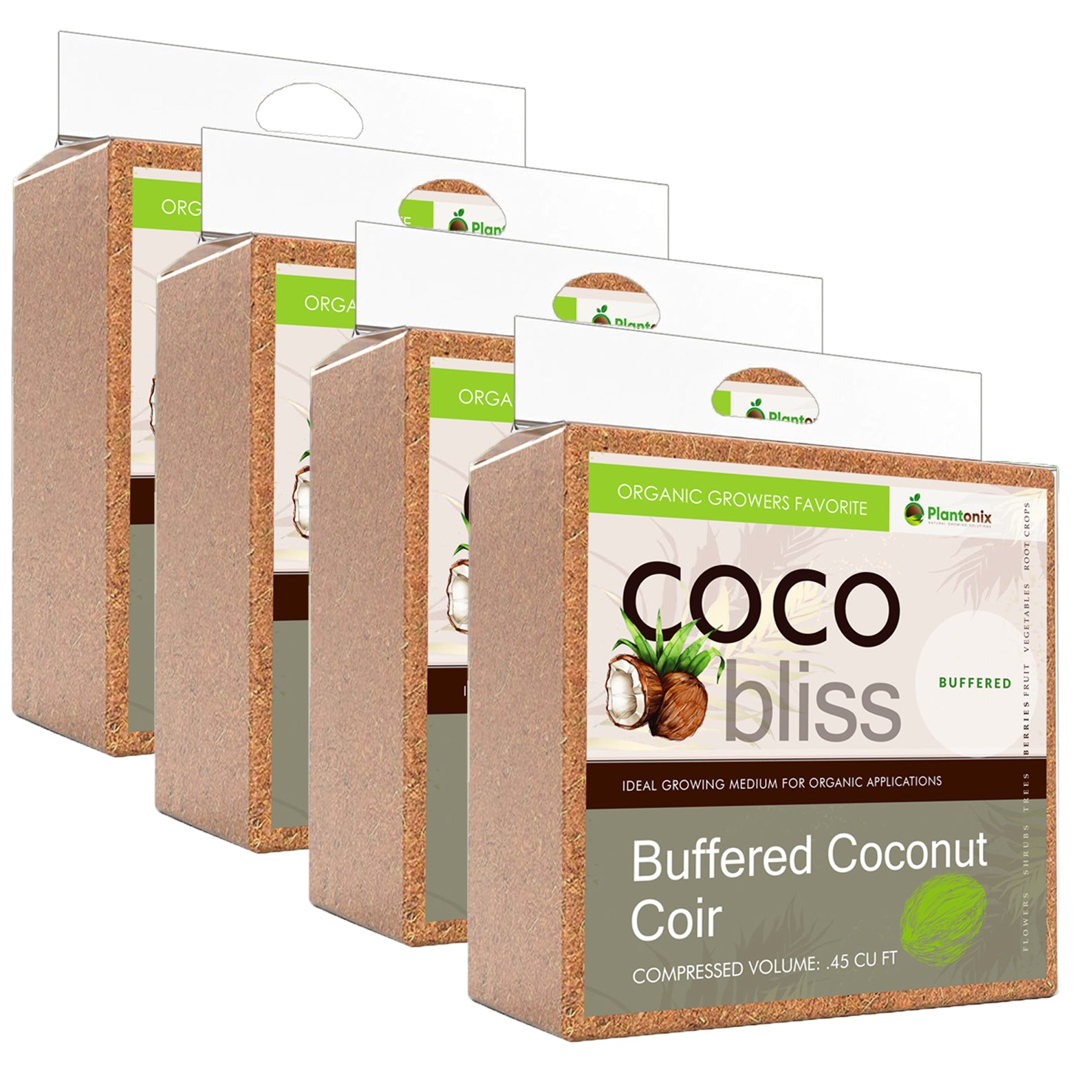 Coco Bliss 10 Lb Coco Coir Block - Soil Amendment | Plantonix