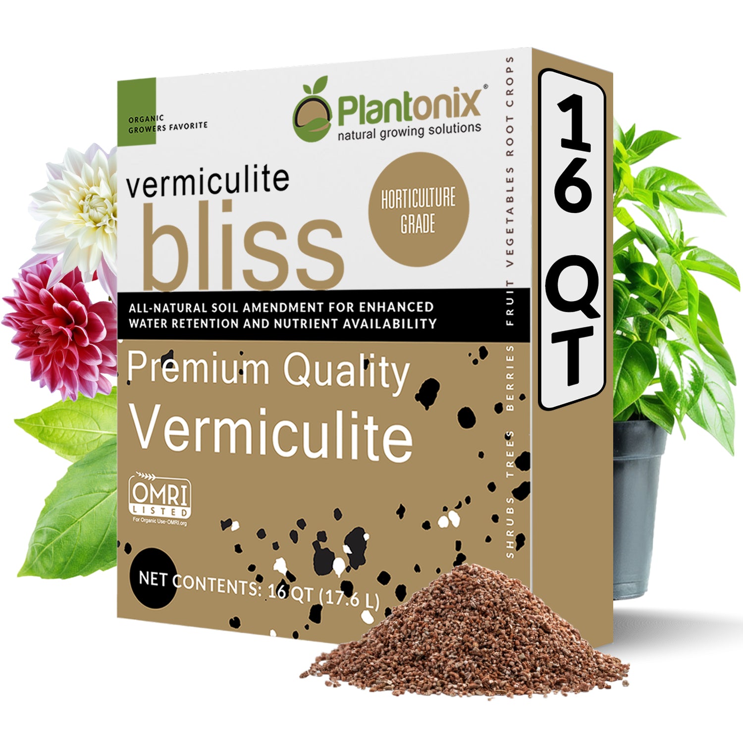 Vermiculite Bliss - Premium Vermiculite Soil Amendment | Plantonix
